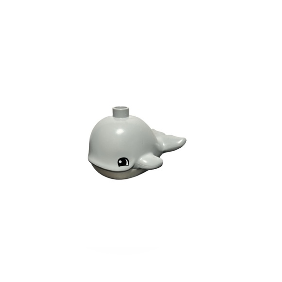 Toys | Lego Duplo Gray Baby Whale Figure | Poshmark